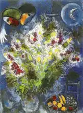 Marc Chagall: Still life with flowers | Still life | Modern artists ...