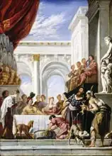 Domenico Fetti or Feti: The Parable of Lazarus and the Rich Man, 1618 ...